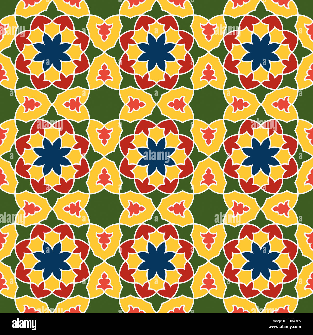 Arabesque seamless pattern Stock Photo - Alamy