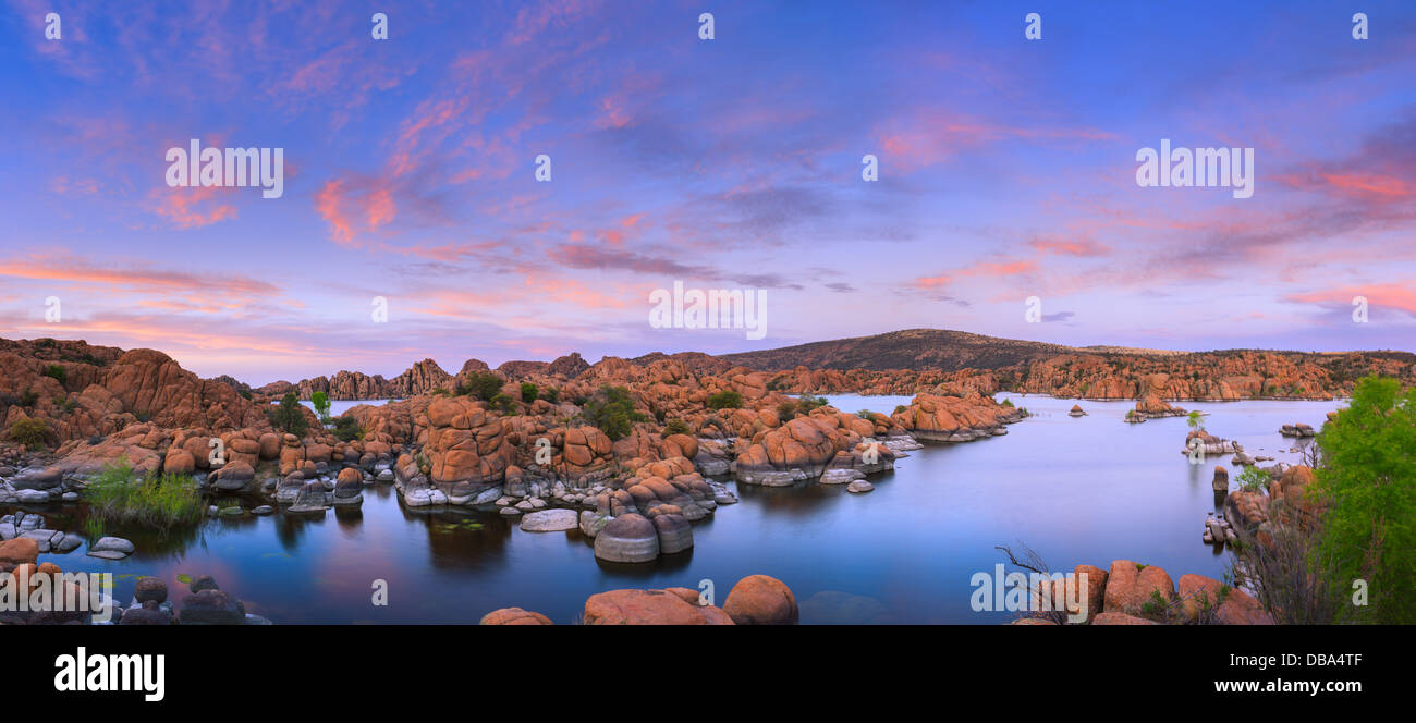 Sunset over Watson Lake near Prescott, Arizona Stock Photo - Alamy
