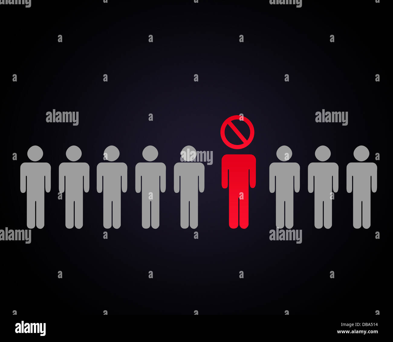 Human figure stop sign hi-res stock photography and images - Alamy