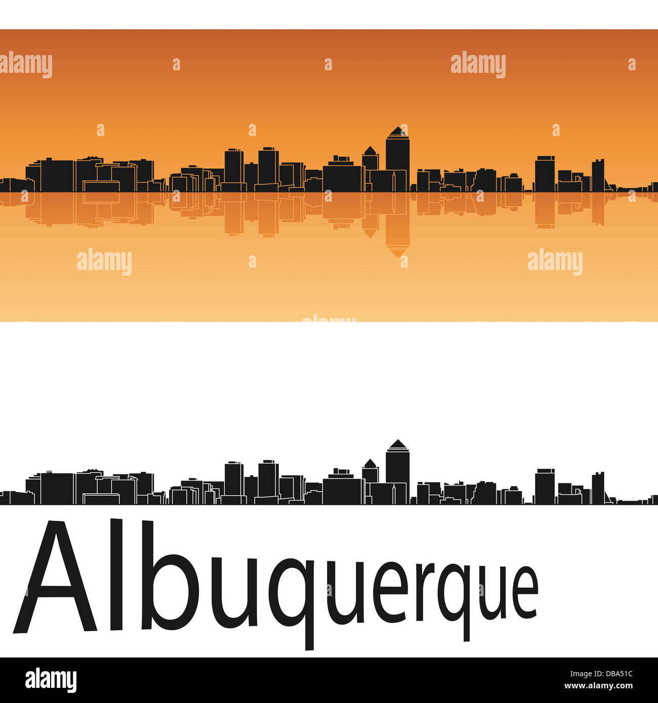 Albuquerque new mexico skyline view hi-res stock photography and images ...