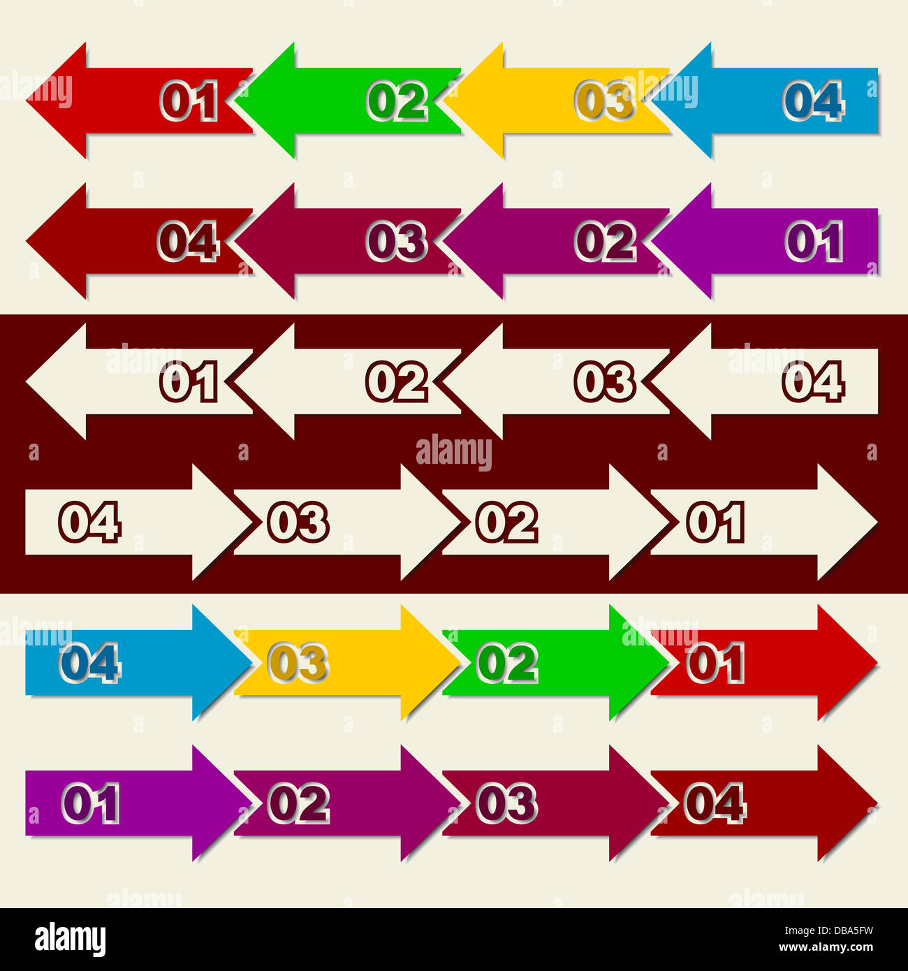 Set of pointers Stock Photo - Alamy