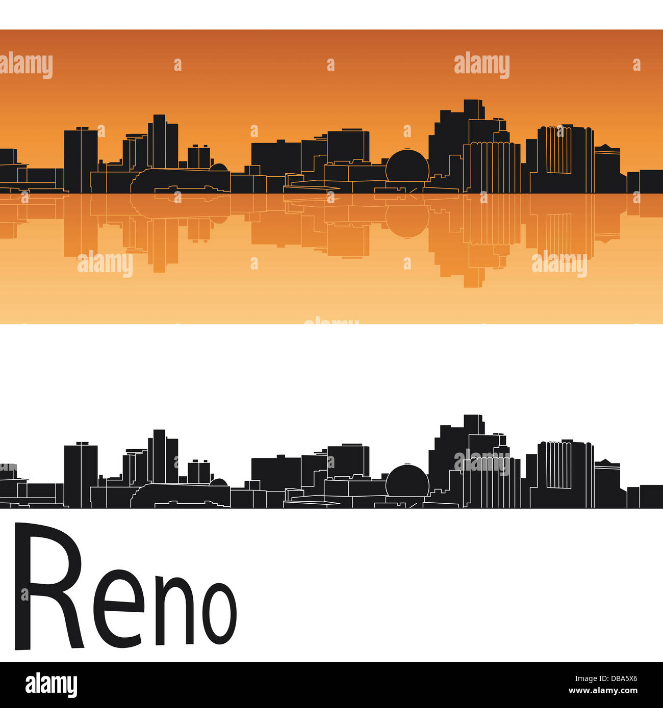 Skyline downtown reno nevada hi-res stock photography and images - Alamy