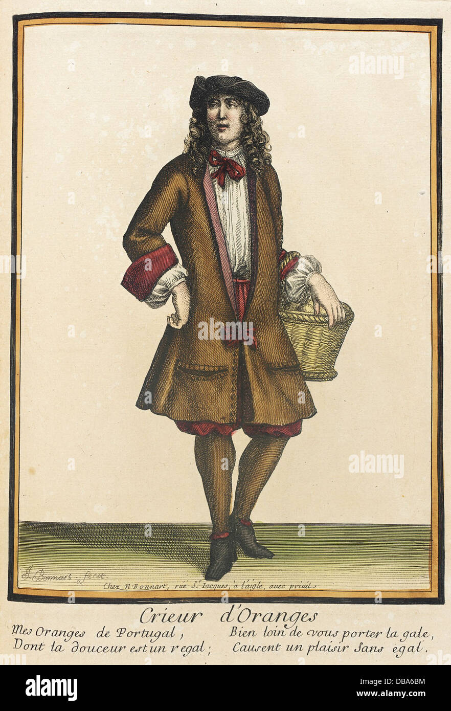 This artwork from 'Recueil des modes de la cour de France' illustrates ...