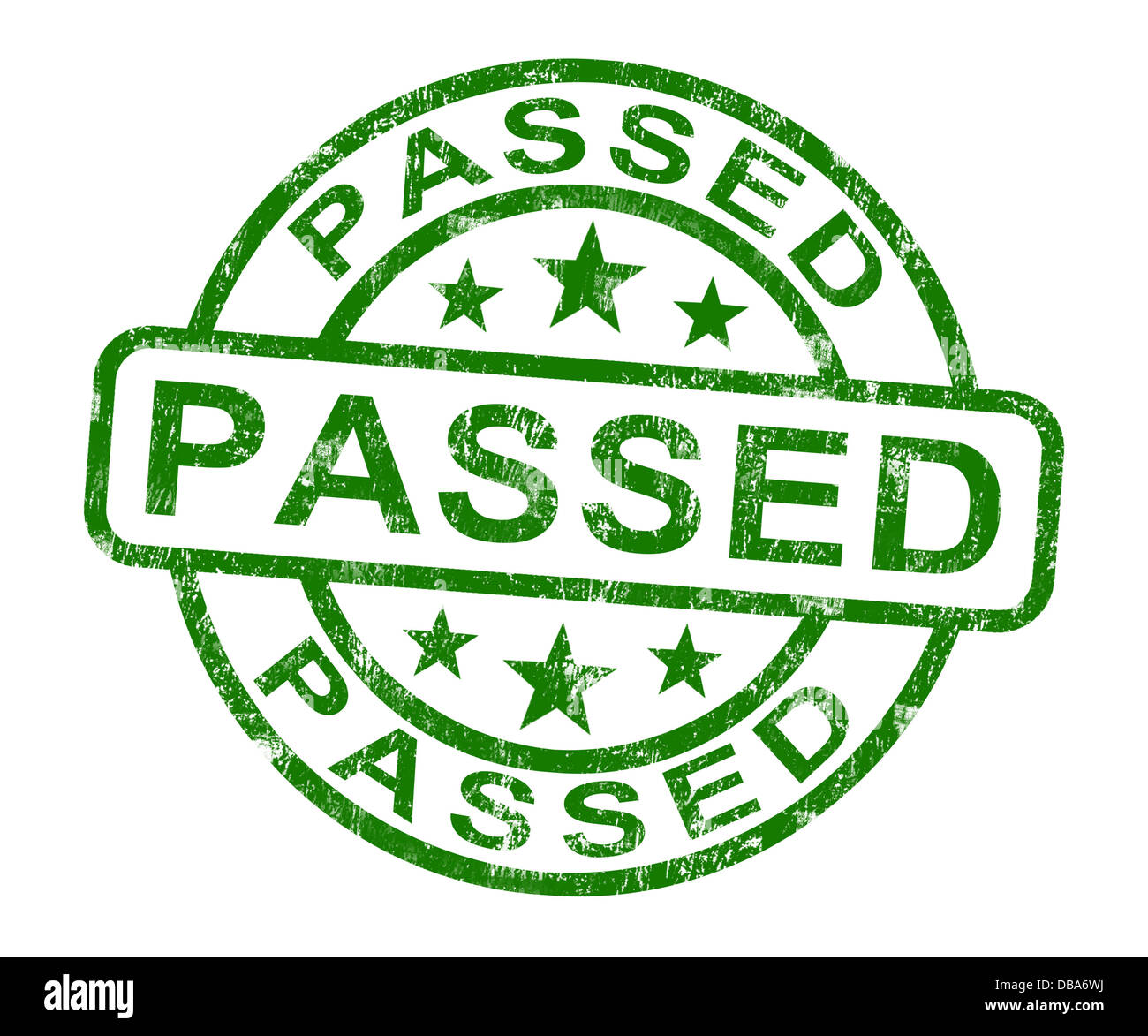 Passed Stamp Shows Quality Control Approved Stock Photo - Alamy