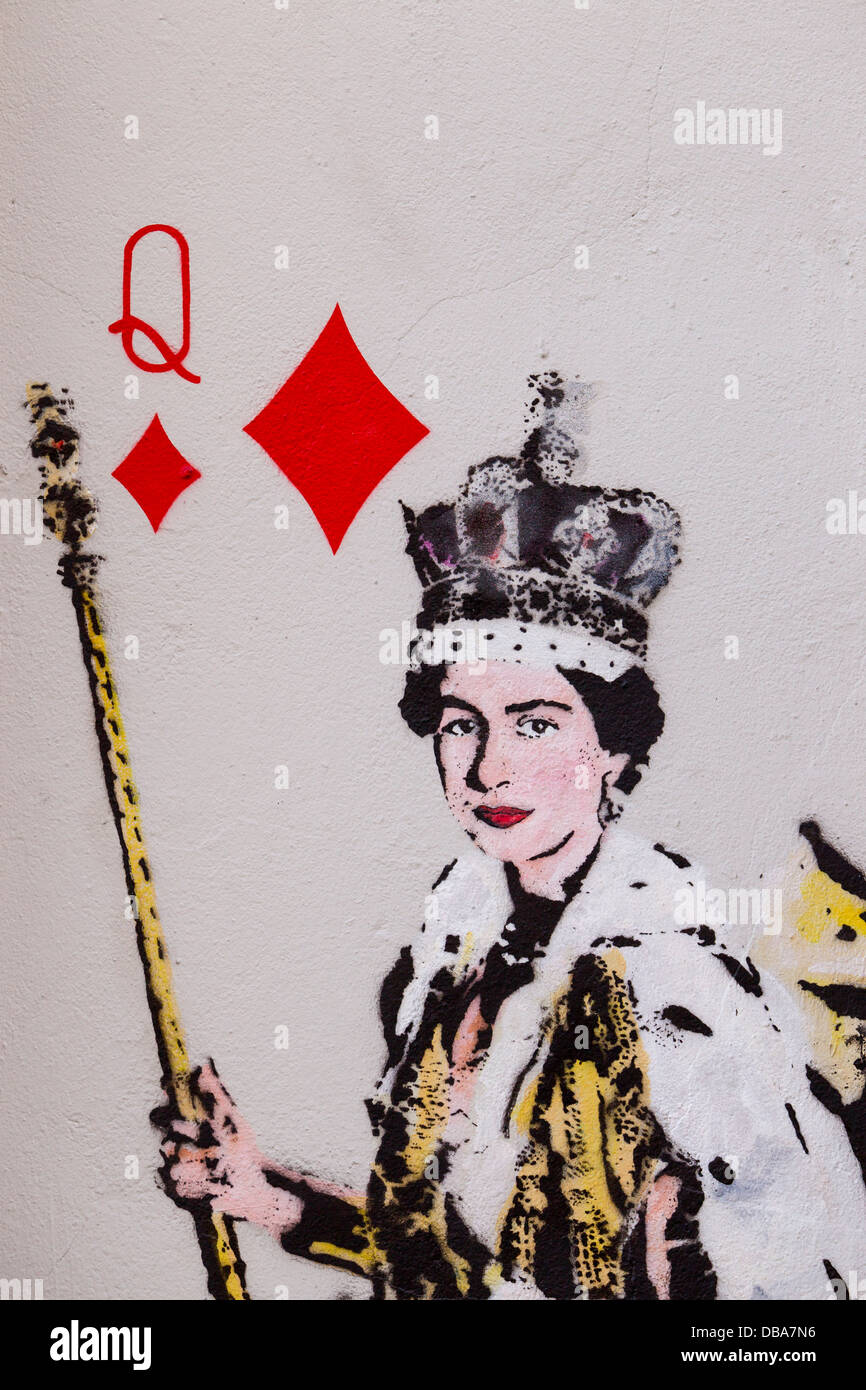 Graffiti queen london hi-res stock photography and images - Alamy