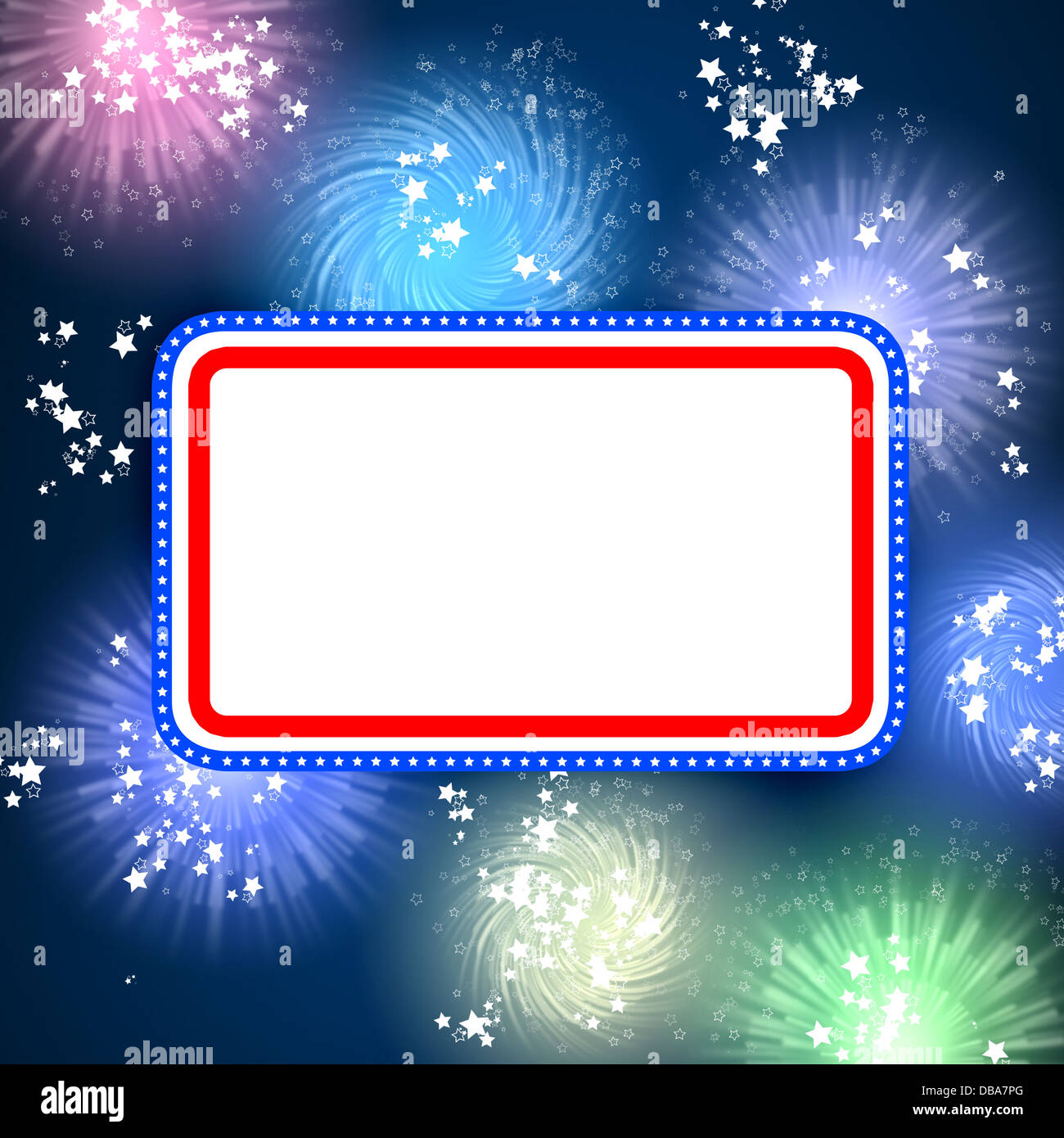 White blank background and fireworks Stock Photo - Alamy