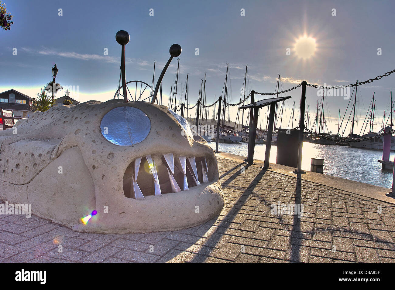 Gribble Worm Isle of Wight Stock Photo - Alamy