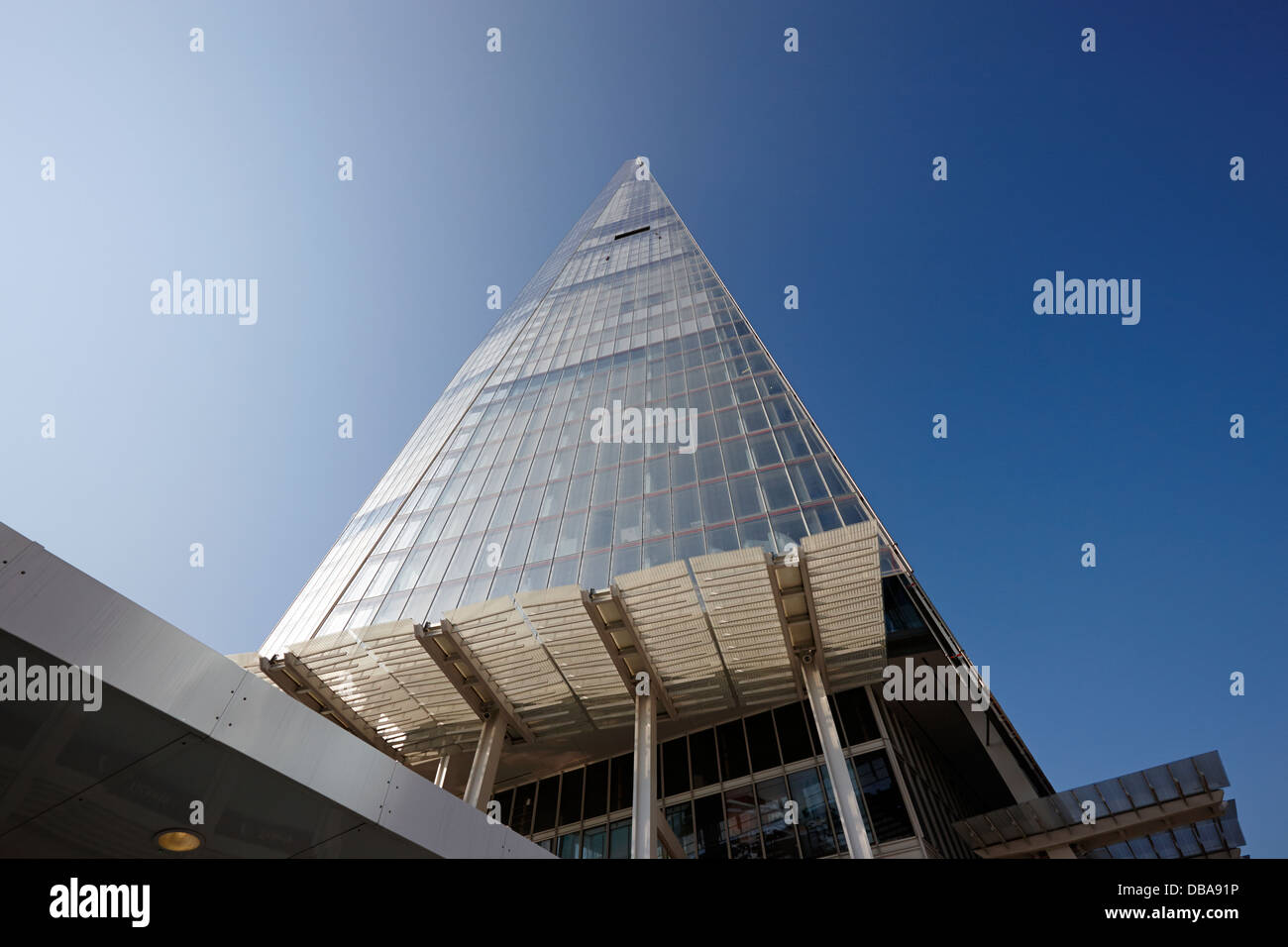 looking up at the shard building London England UK Stock Photo - Alamy