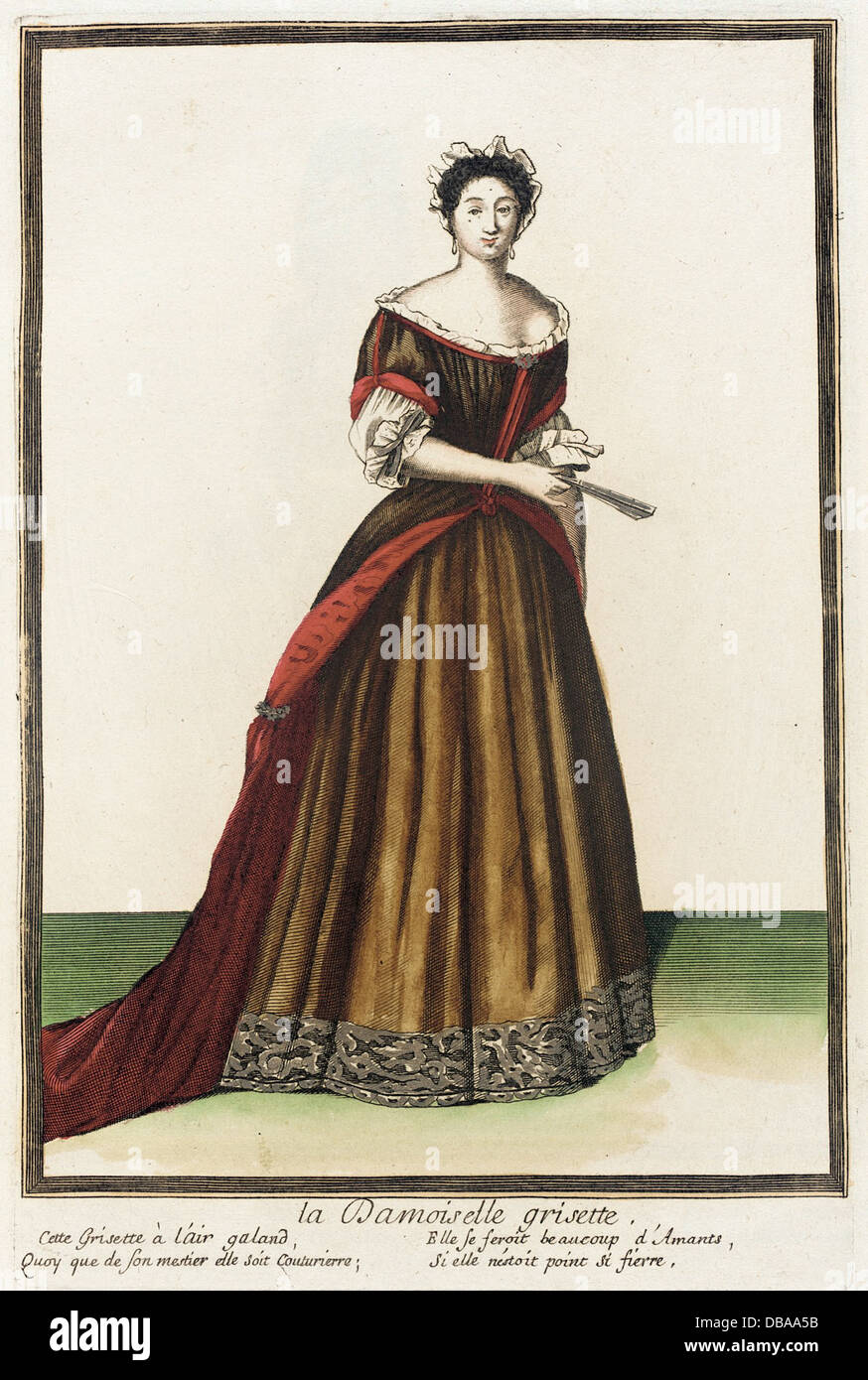 This piece from the 'Recueil des modes de la cour de France' series ...
