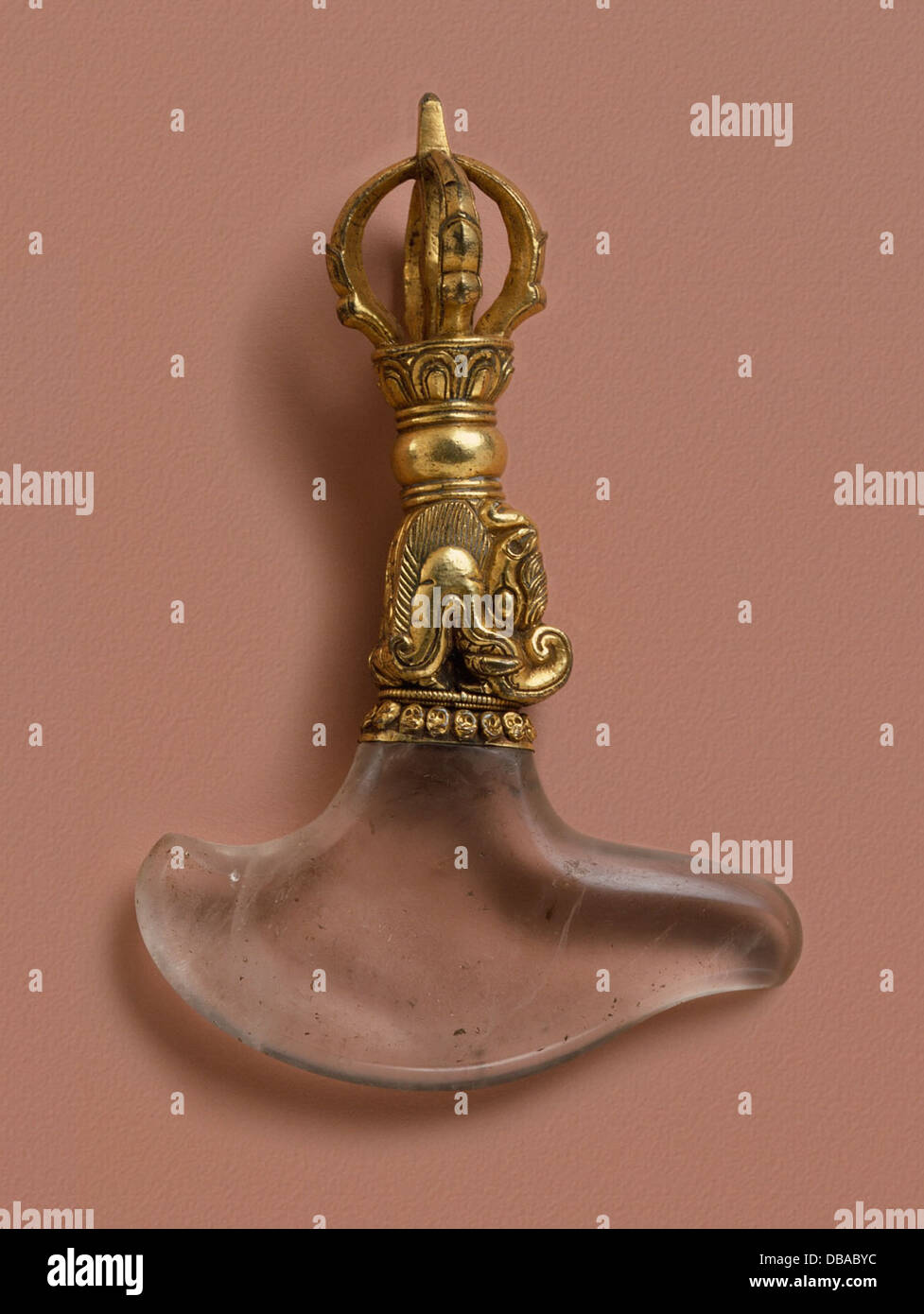 This ritual flaying knife, an artifact from ancient cultures ...