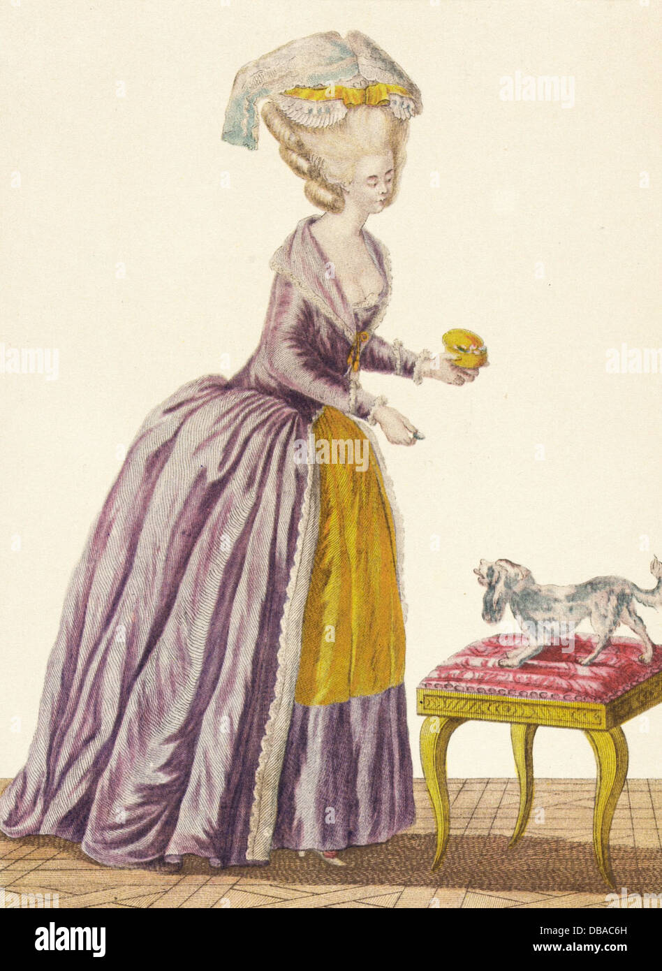 This 'Robe a la Levite' is a historical garment from the 18th century ...