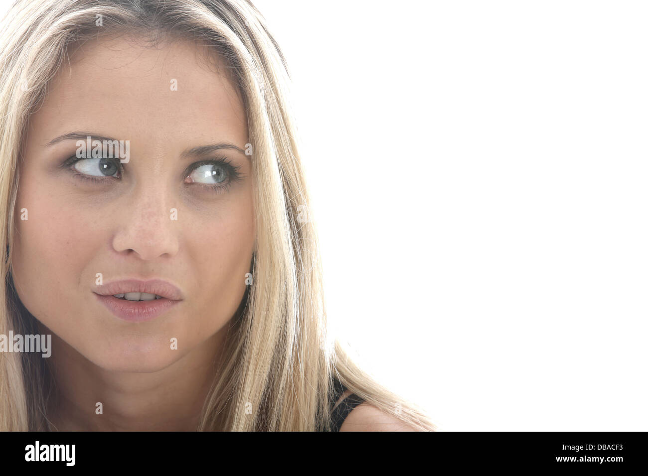 Demure woman hi-res stock photography and images - Alamy