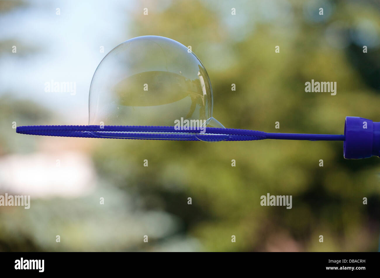 Bubble on a child's bubble maker Stock Photo - Alamy