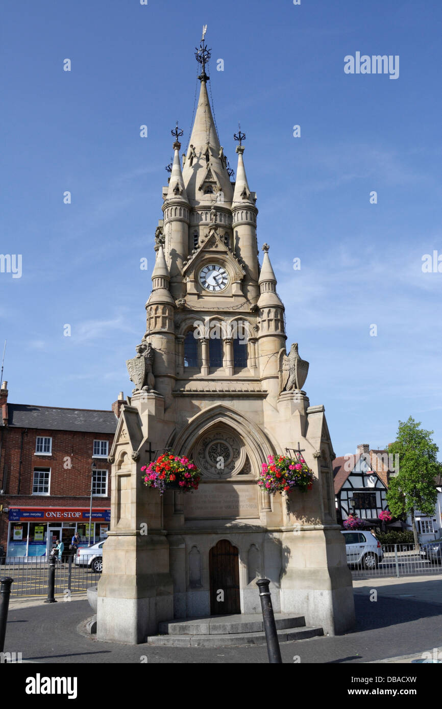 The Clock Tower, Rother Market in Stratford Upon Avon Stock Photo - Alamy
