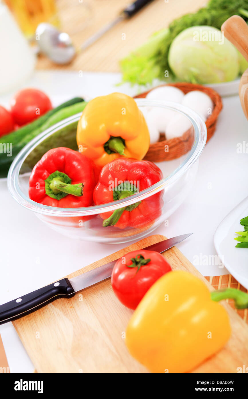 Fresh healthy food Stock Photo - Alamy