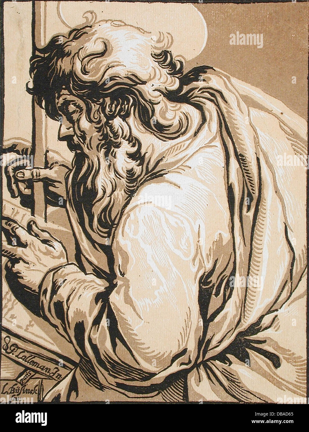 A depiction of Saint Matthew, part of the LACMA collection. This ...