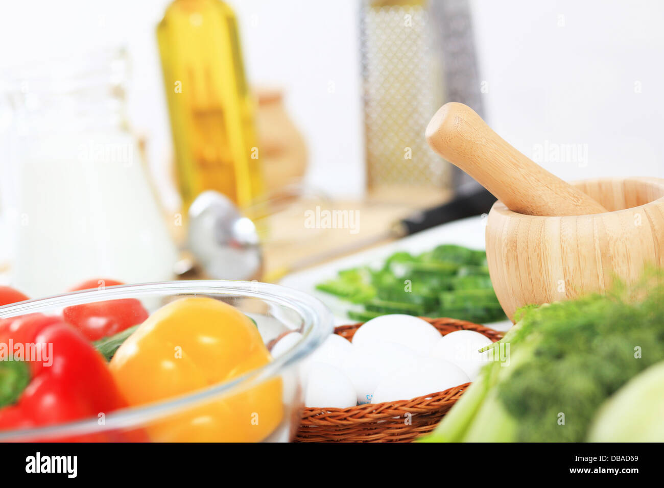 Fresh healthy food Stock Photo - Alamy