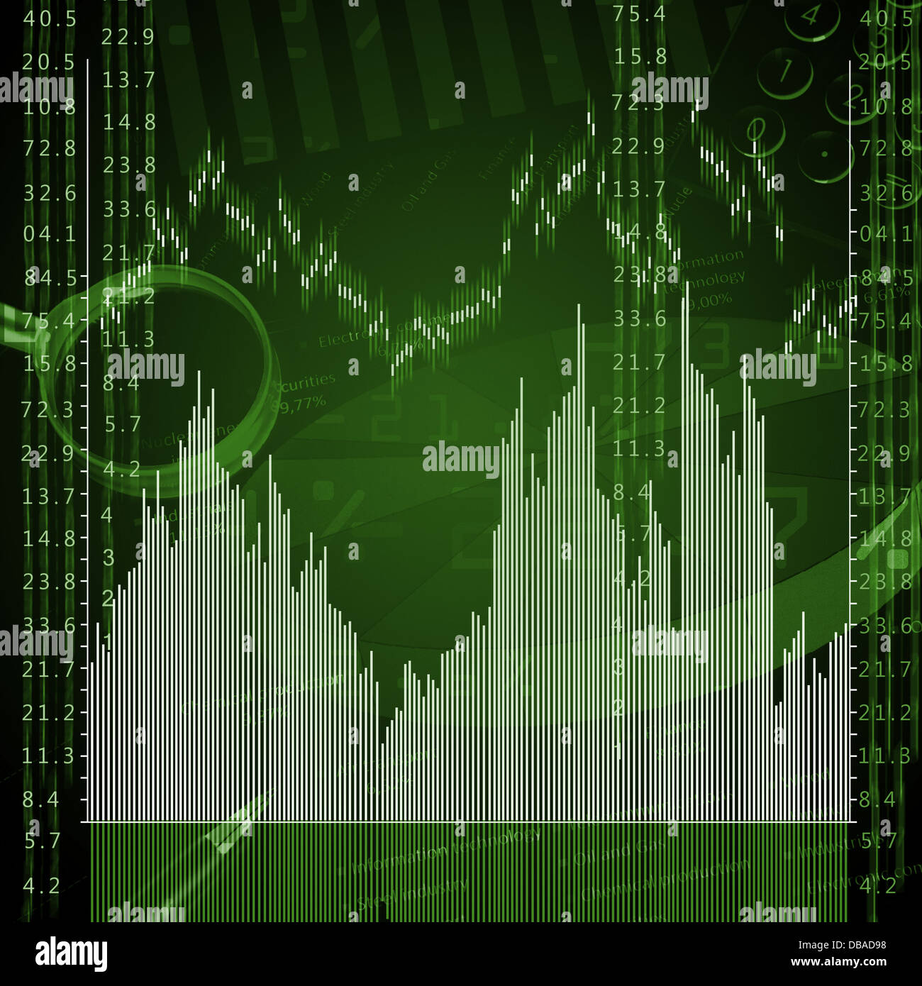 Financial figures bar charts moving hi-res stock photography and images ...