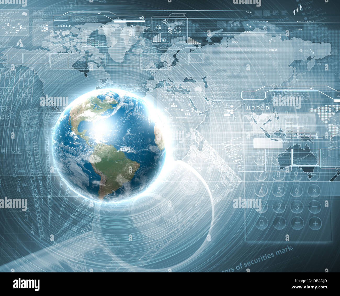 Global technology image Stock Photo - Alamy