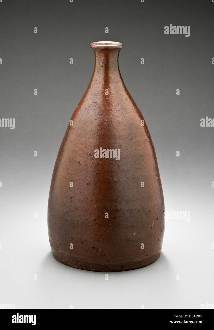 This traditional Japanese sake bottle, or tokkuri, is a fine example of ...