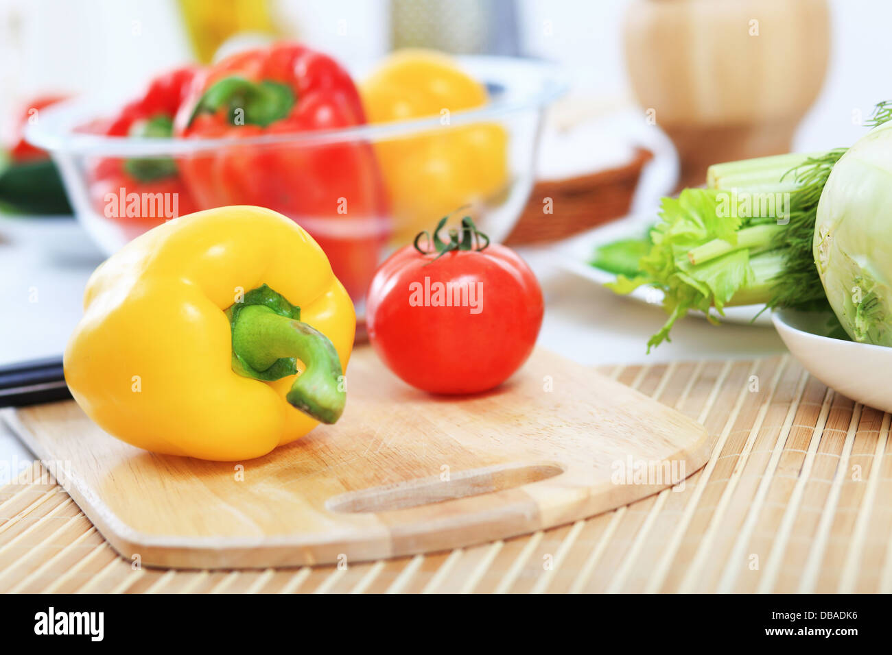 Fresh healthy food Stock Photo - Alamy