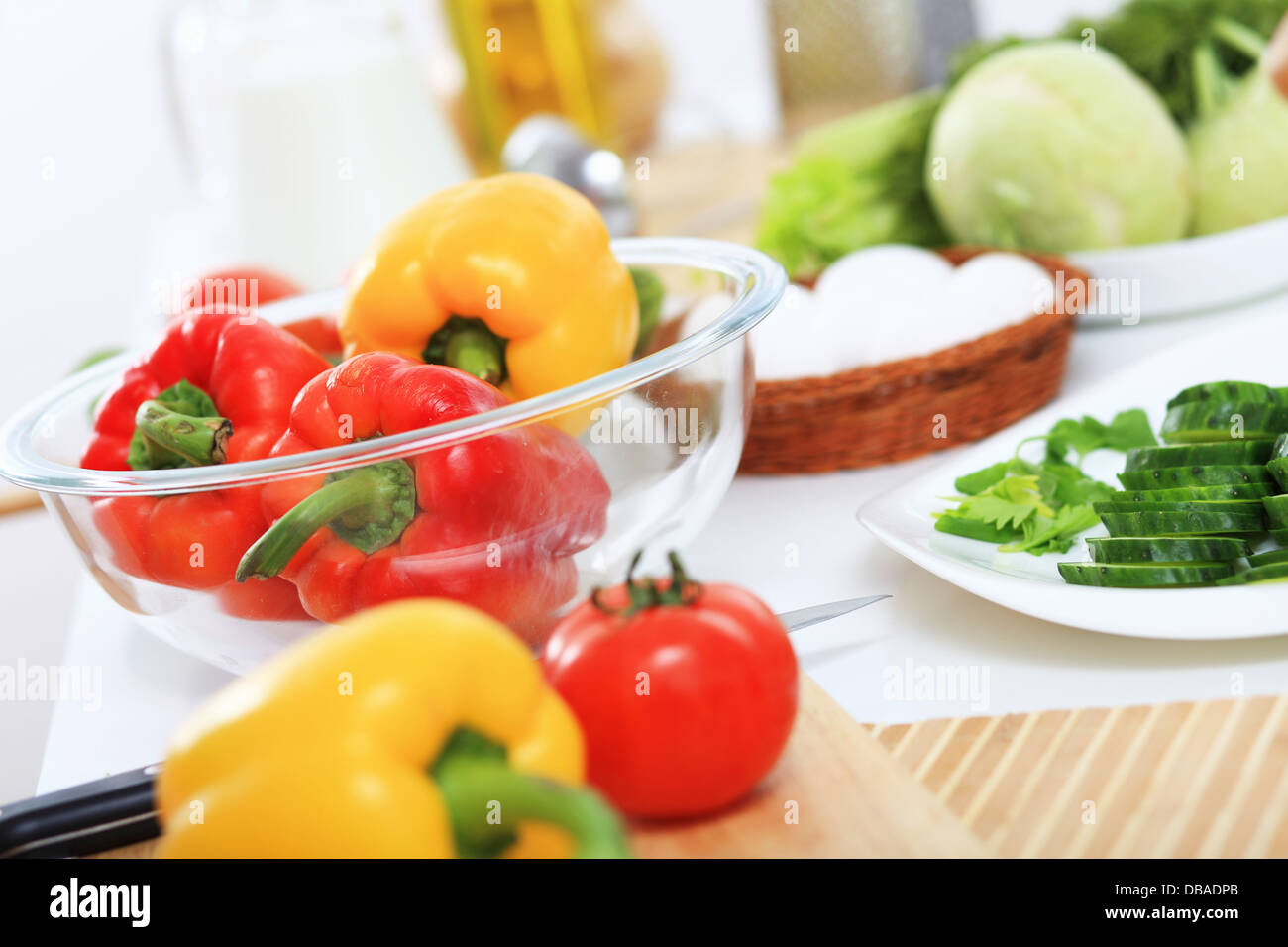 Fresh healthy food Stock Photo - Alamy