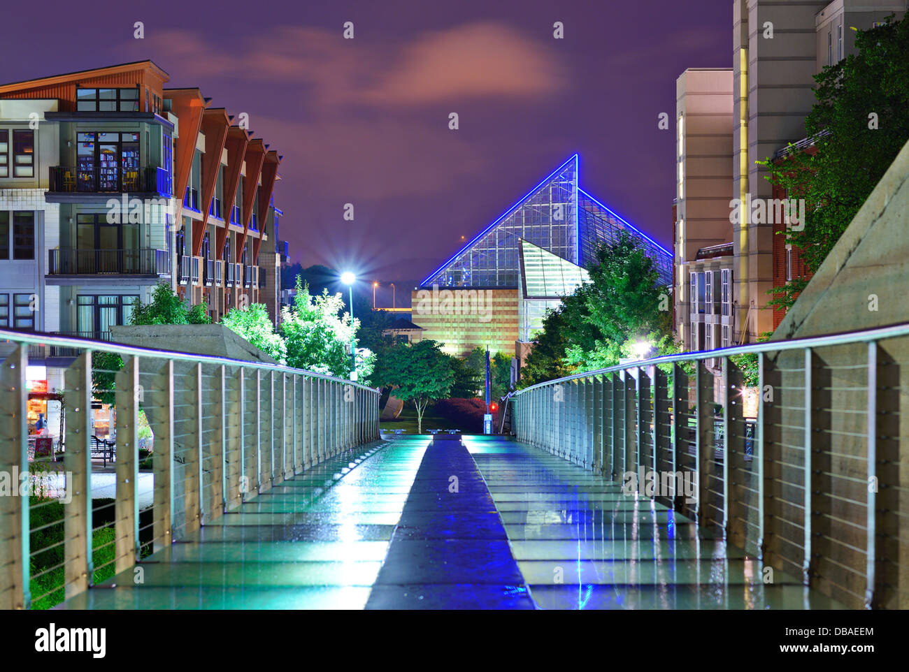Urban scene in downtown Chattanooga, Tennessee, USA Stock Photo - Alamy