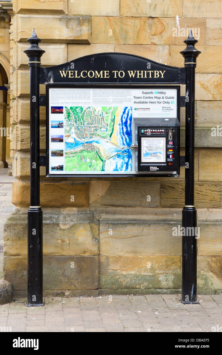Whitby map hi-res stock photography and images - Alamy