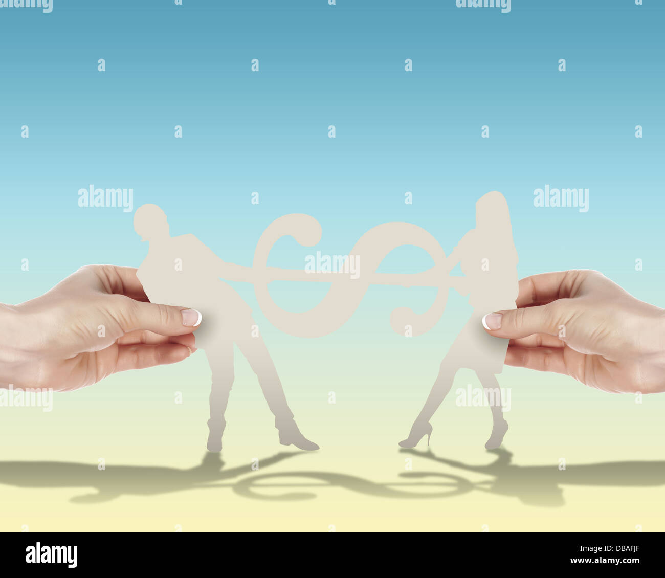 Symbol of successful partnership Stock Photo - Alamy