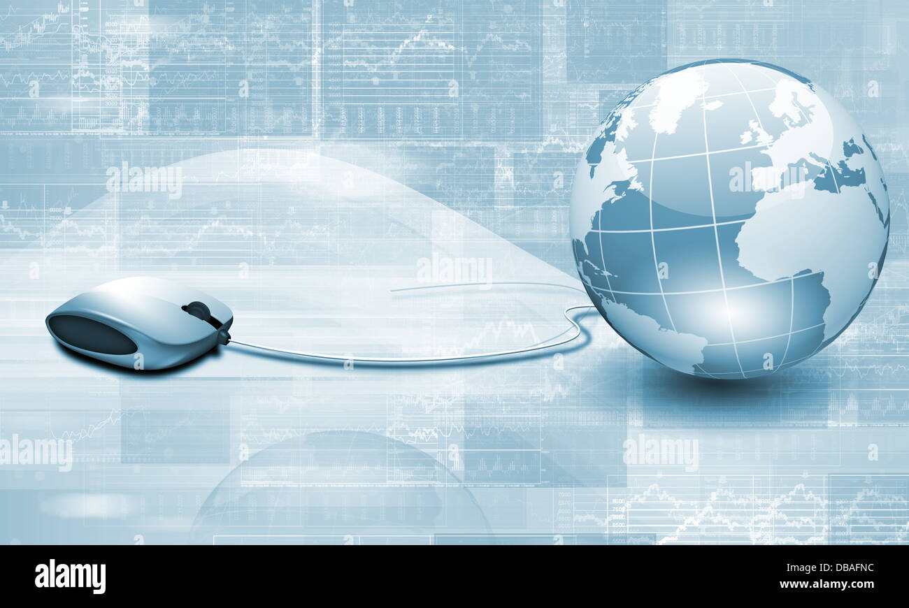 Image of light blue planet Earth Stock Photo - Alamy