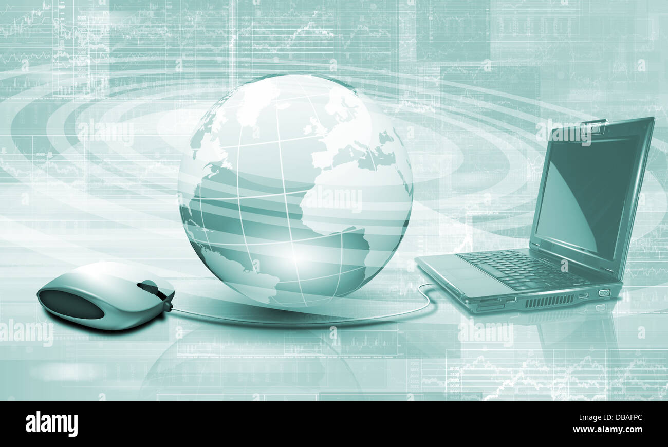 Image of light blue planet Earth Stock Photo - Alamy