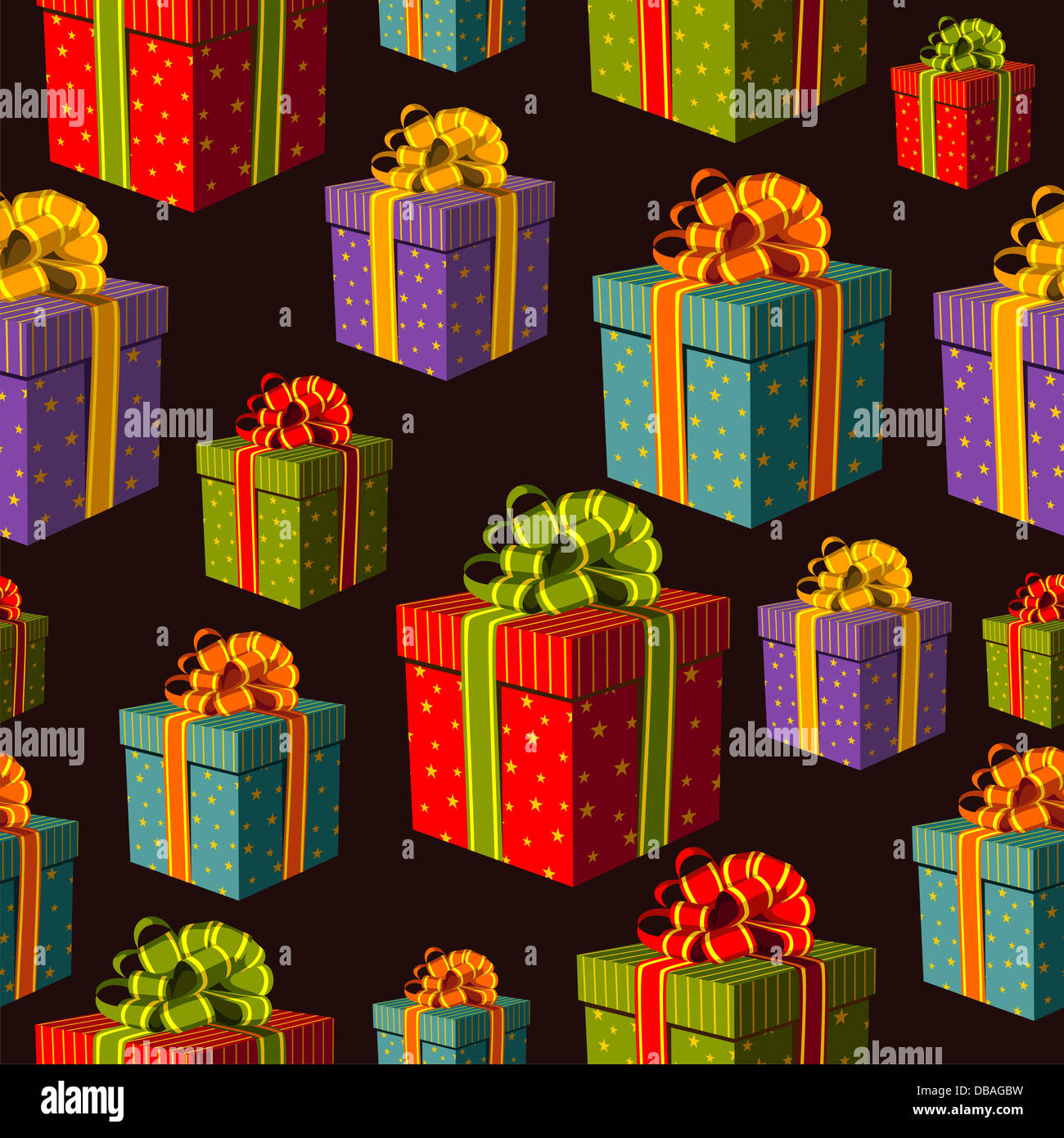 Colorful group of gift boxes pattern Stock Photo - Alamy