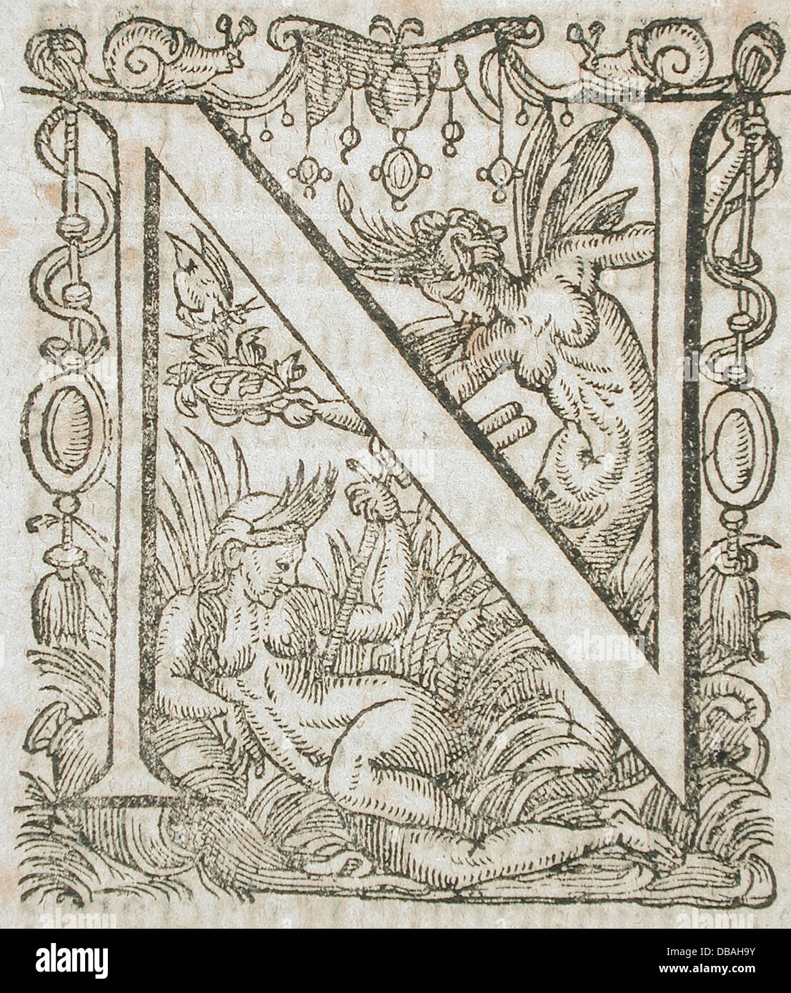 This set of ornamental letters combines decorative design with early ...