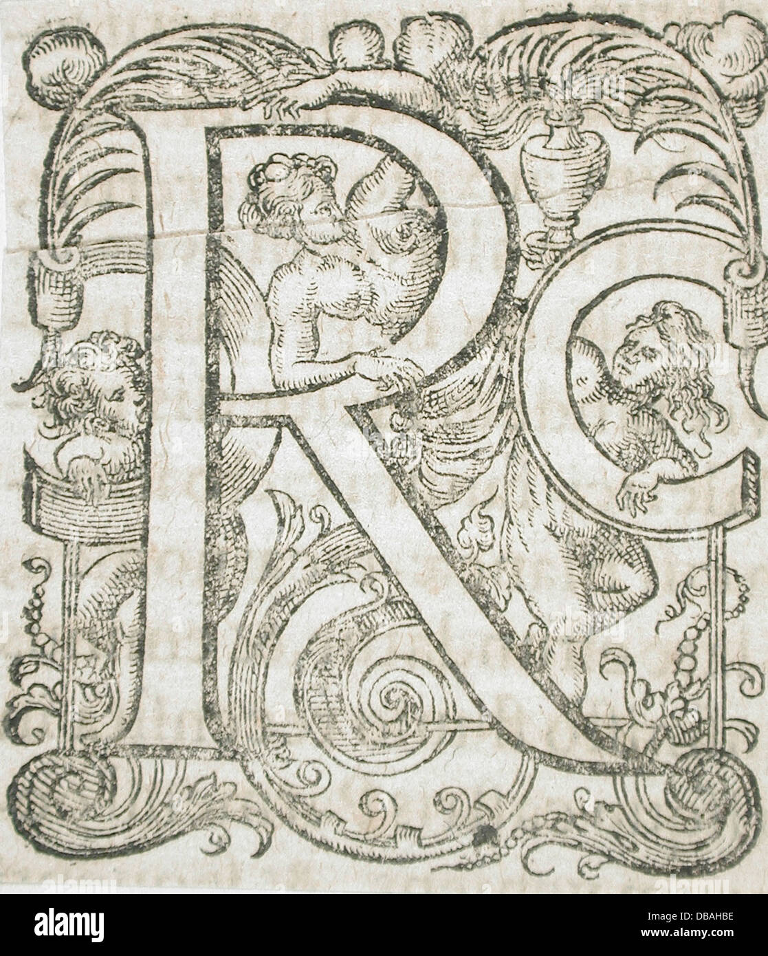 These ornamental letters represent decorative calligraphy, each letter ...