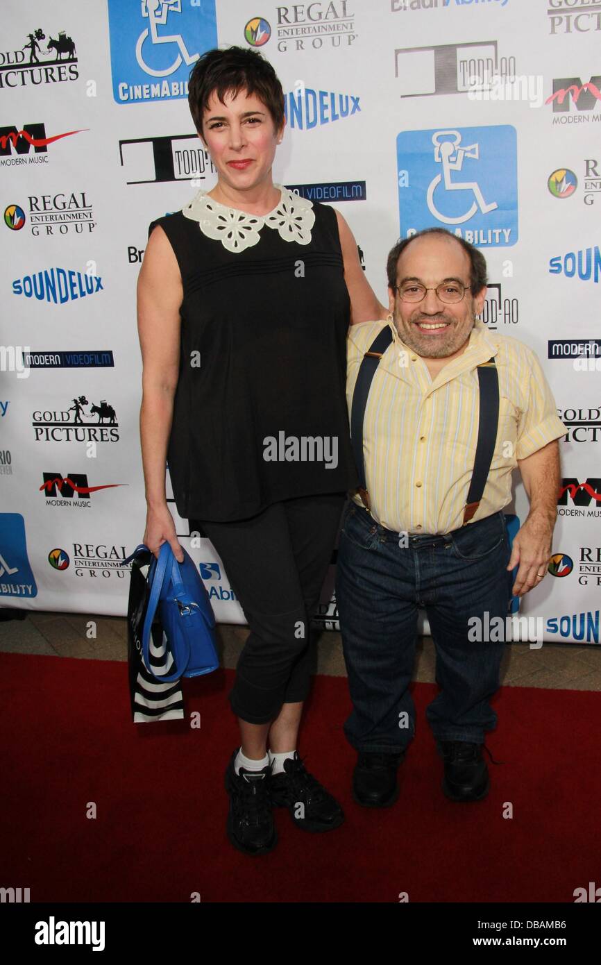 Los Angeles, California, USA. 26th July, 2013. Danny Woodburn, wife Amy ...