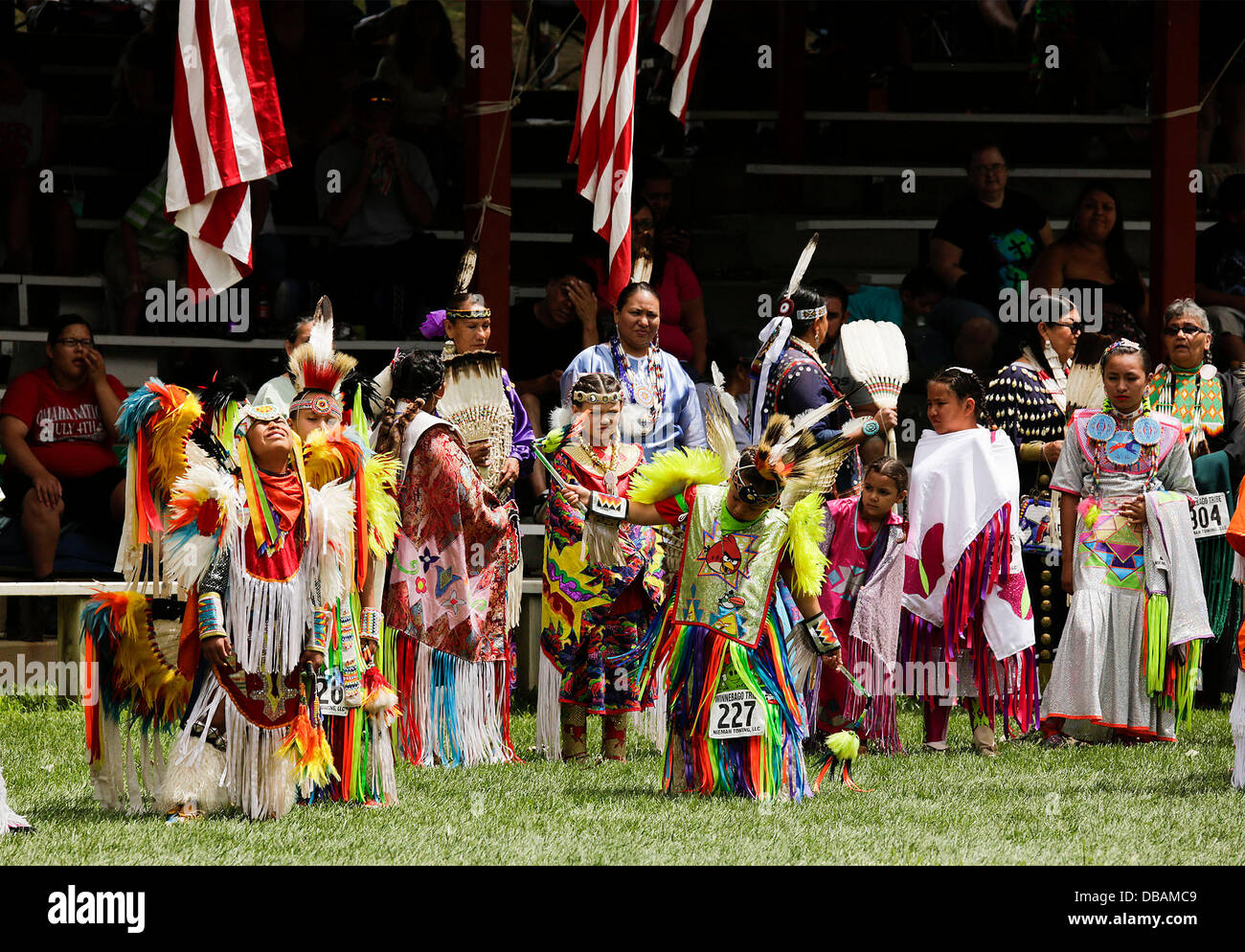 Winnebago, Nebraska, USA. 26th July, 2013. Members of 72 tribes from ...