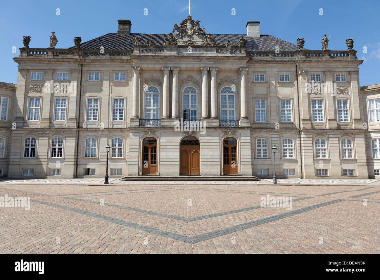 Palais Moltke at Amalienborg Palace in Copenhagen Stock Photo - Alamy