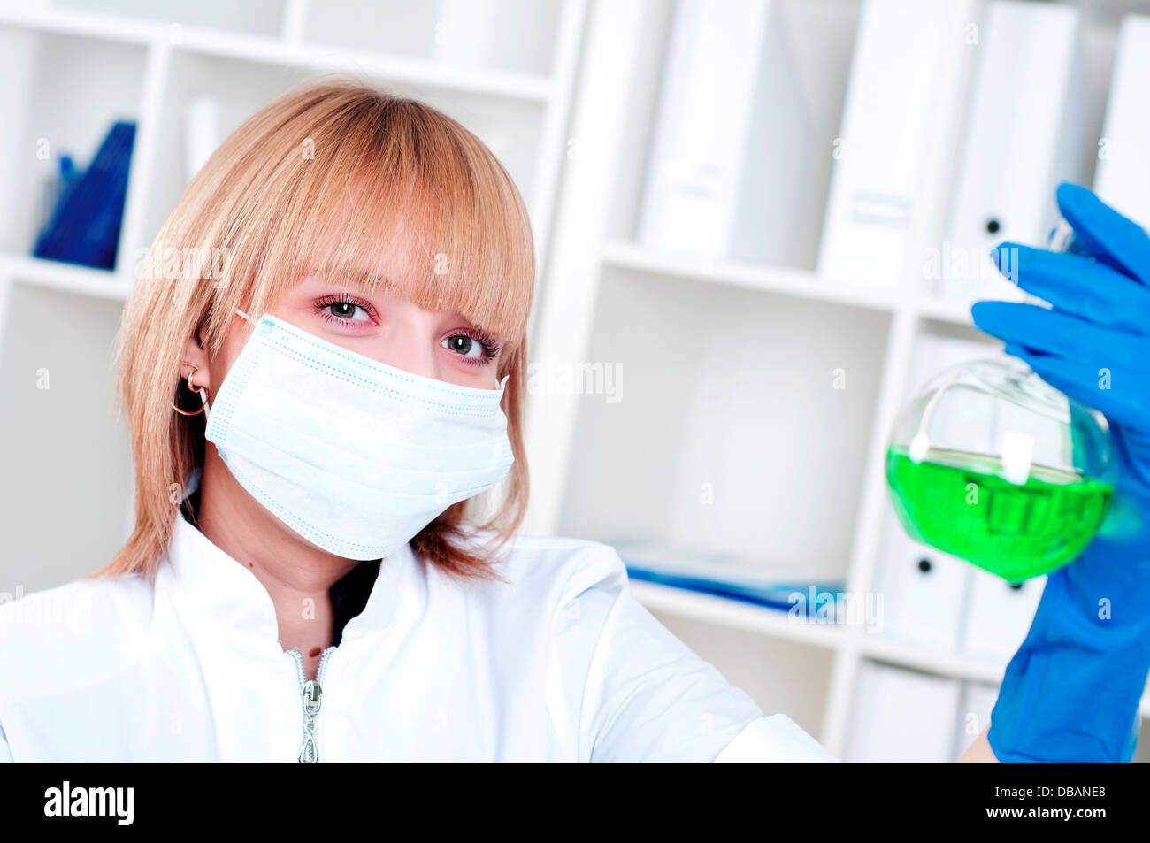portrait of chemist Stock Photo - Alamy