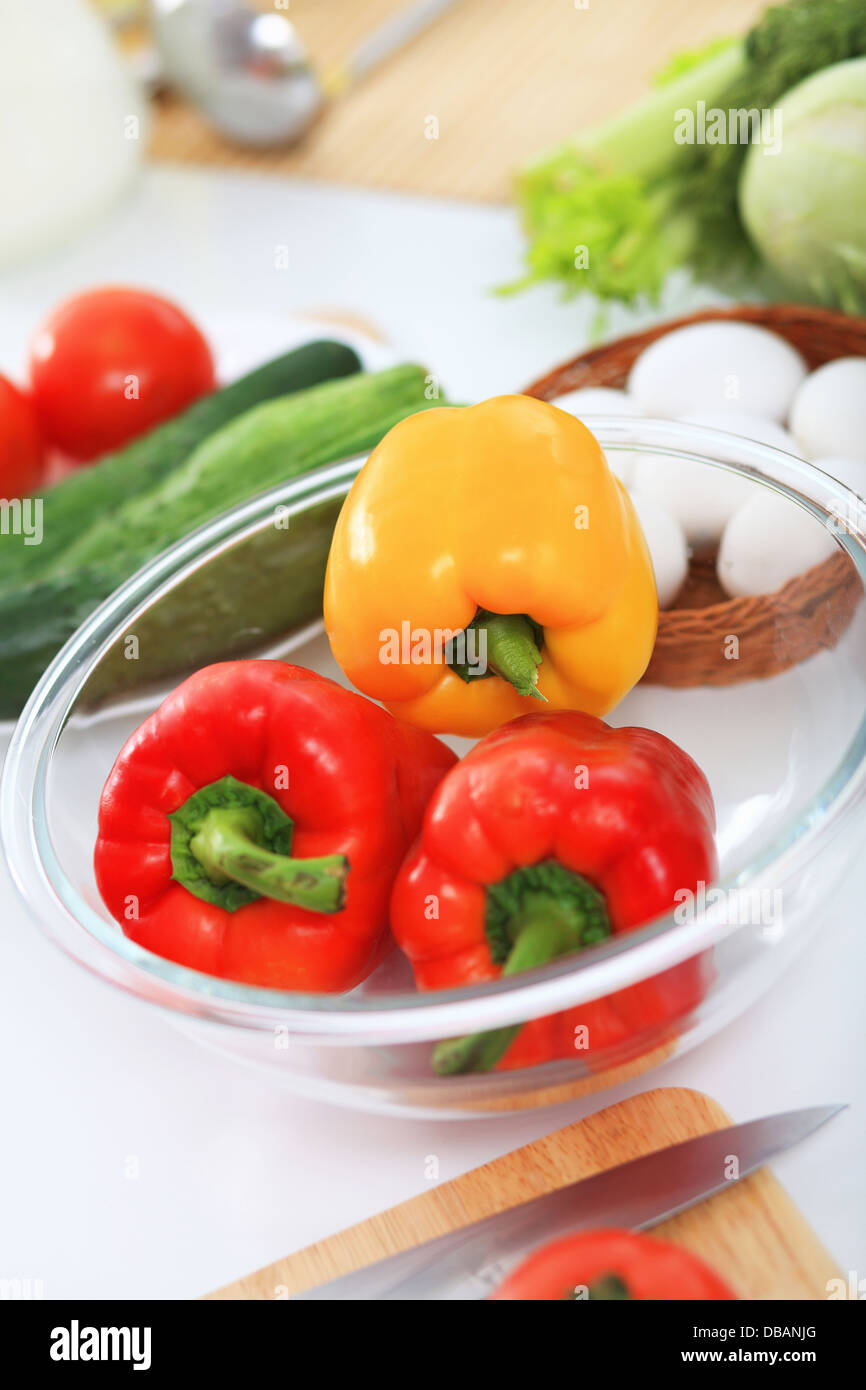 Fresh healthy food Stock Photo - Alamy