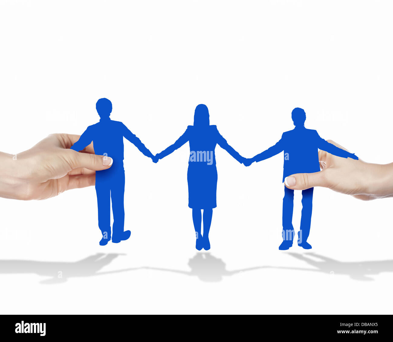 Symbol of successful partnership Stock Photo - Alamy