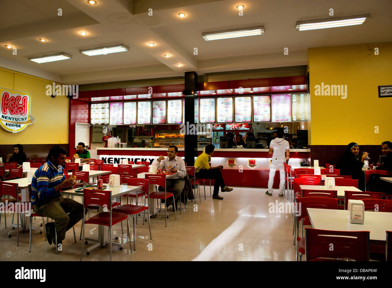 Asia, Iran, Isfahan, fast food Stock Photo - Alamy