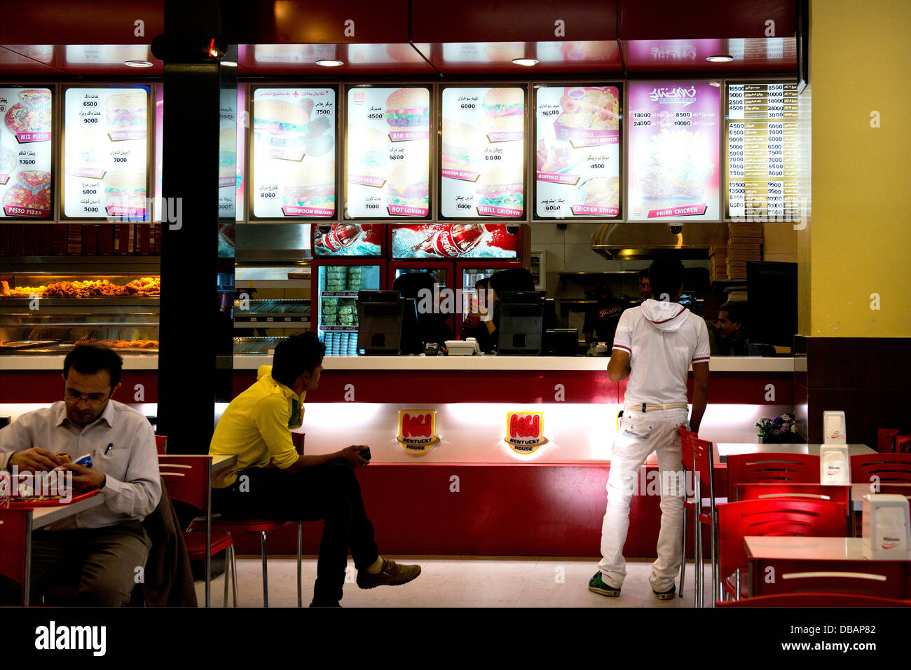 Asia, Iran, Isfahan, fast food Stock Photo - Alamy
