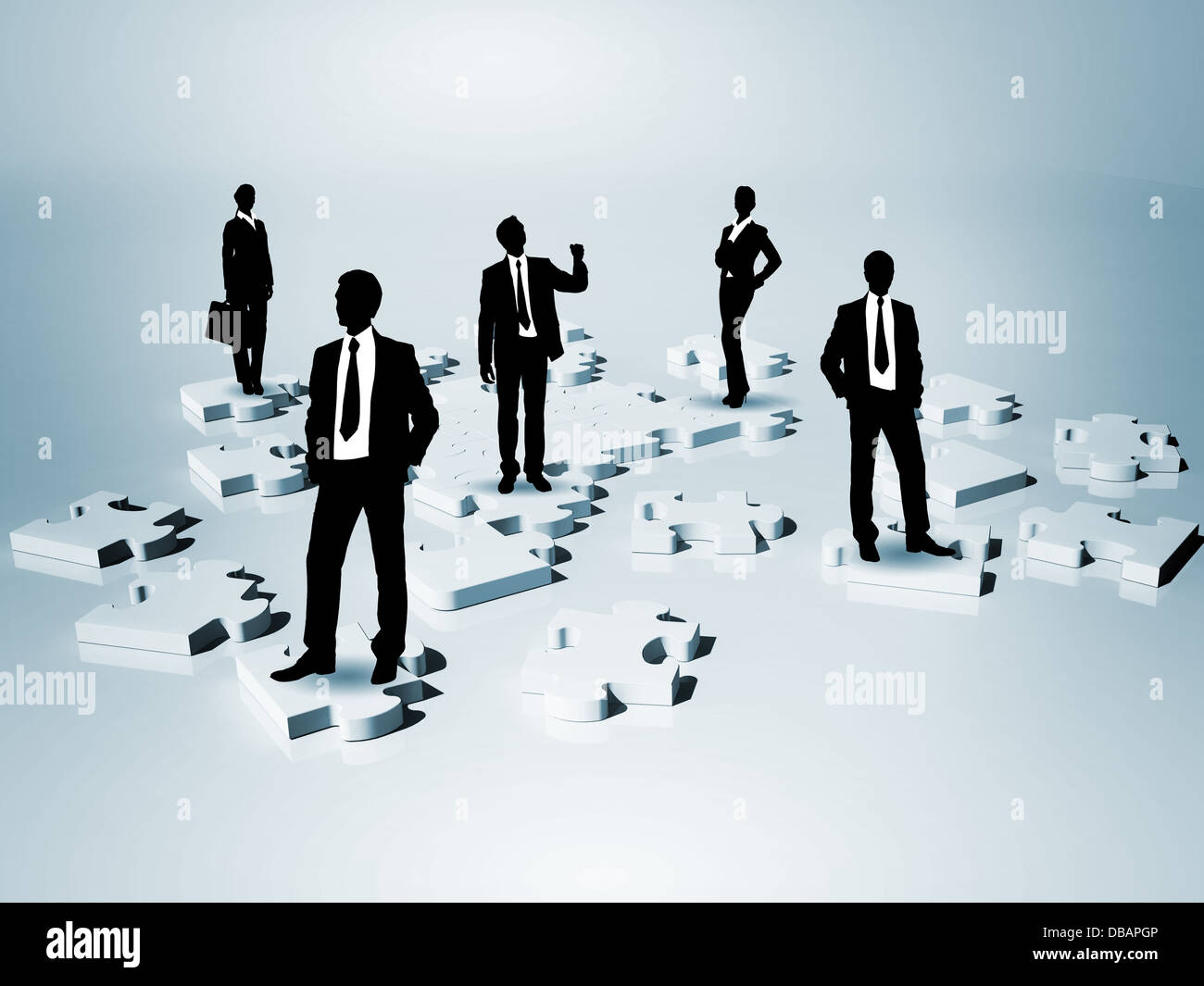 Social network and human figures Stock Photo - Alamy