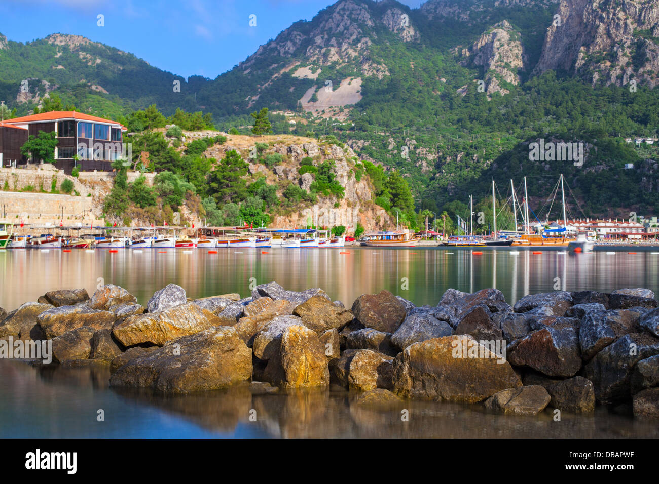 Turunc see bay view Stock Photo - Alamy