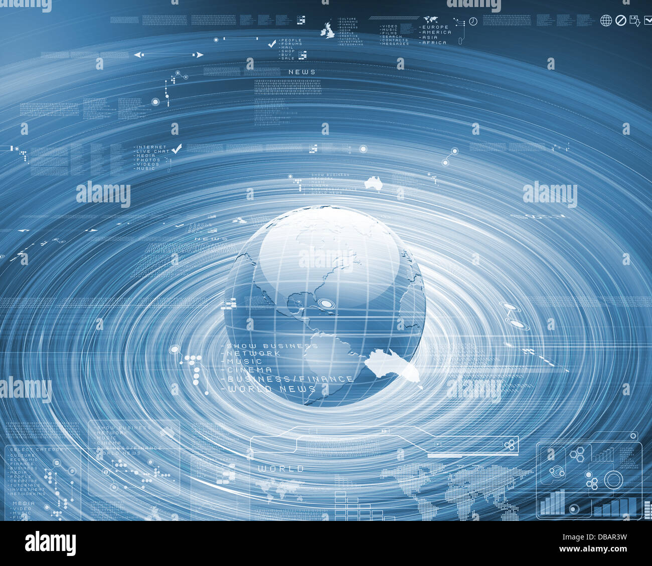 Global technology image Stock Photo - Alamy