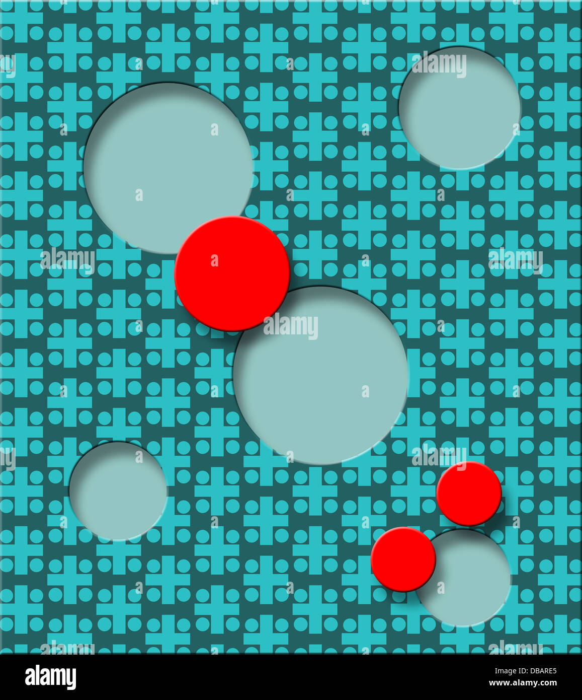 Abstract Seamless Pattern made in 2d software Stock Photo - Alamy