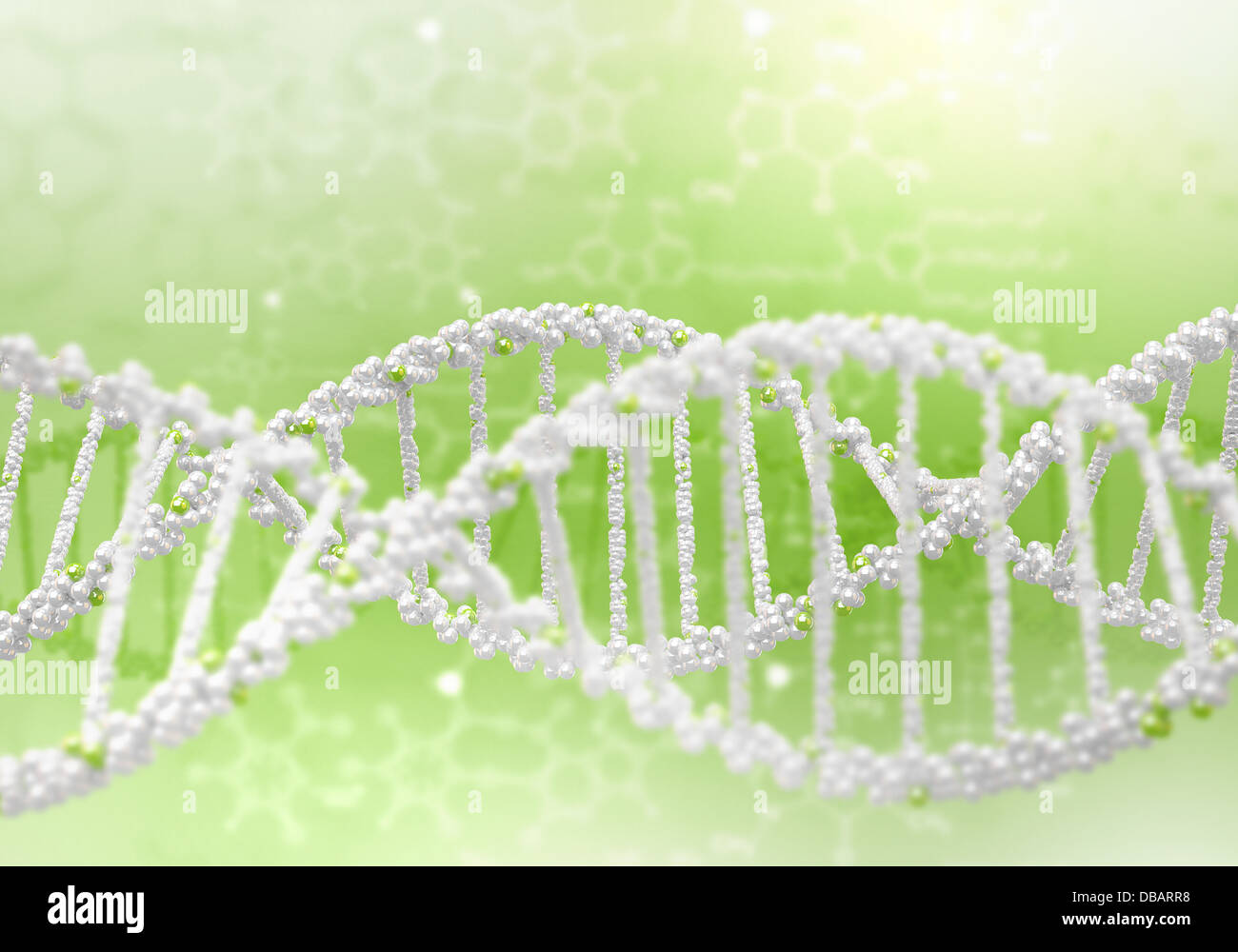 DNA strand illustration Stock Photo - Alamy