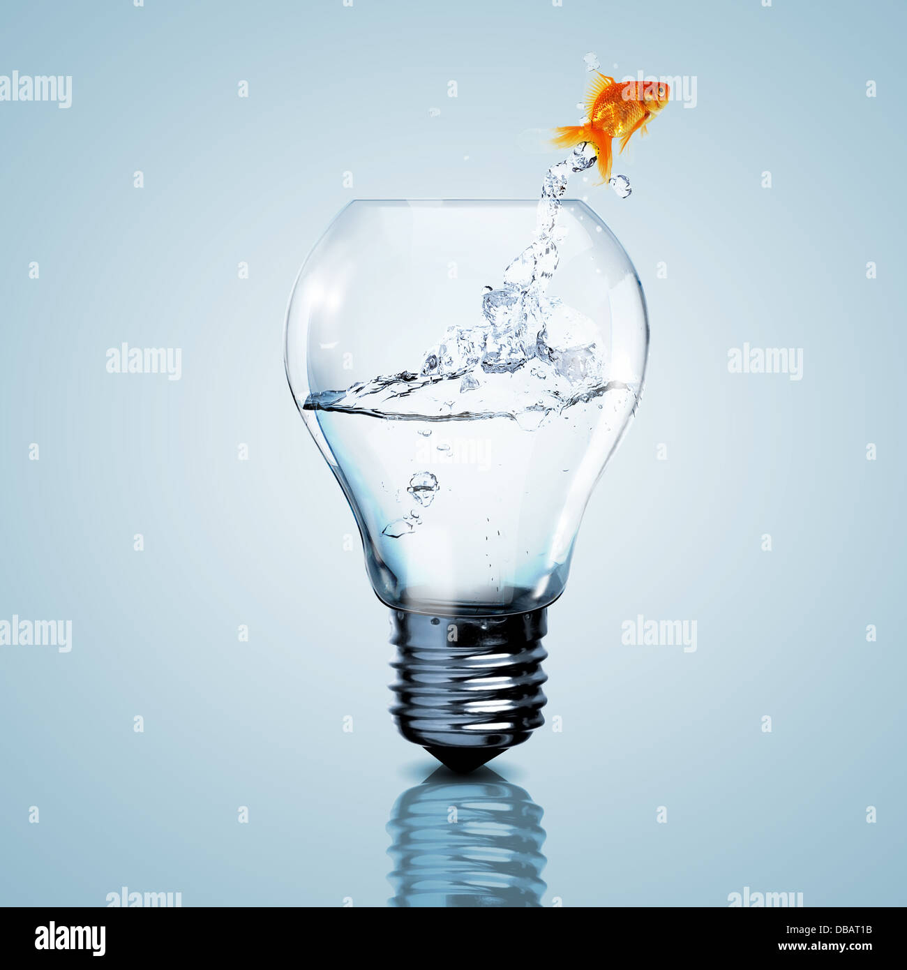 Fish lightbulb concept hi-res stock photography and images - Alamy