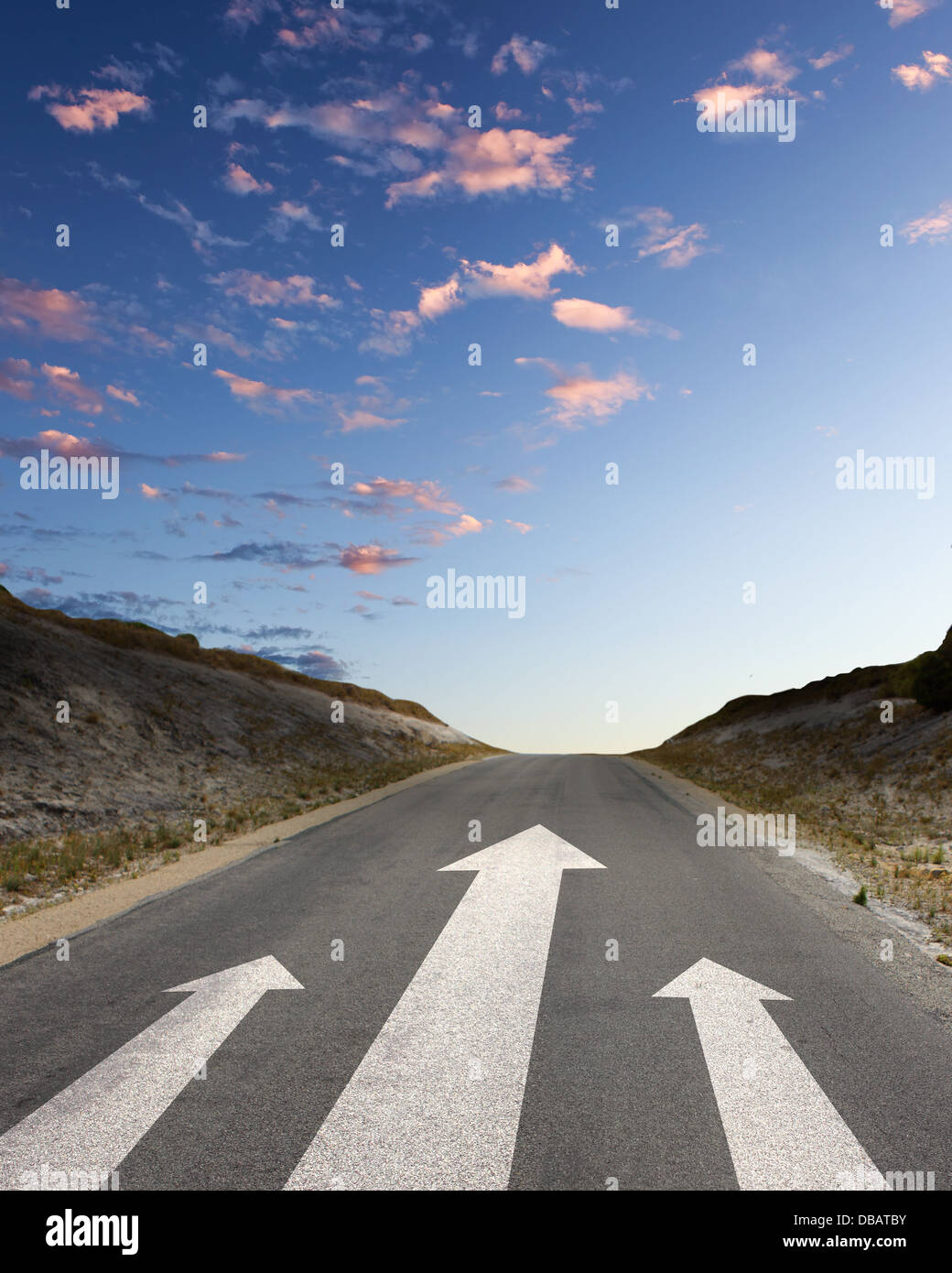 Straight into sun hi-res stock photography and images - Alamy