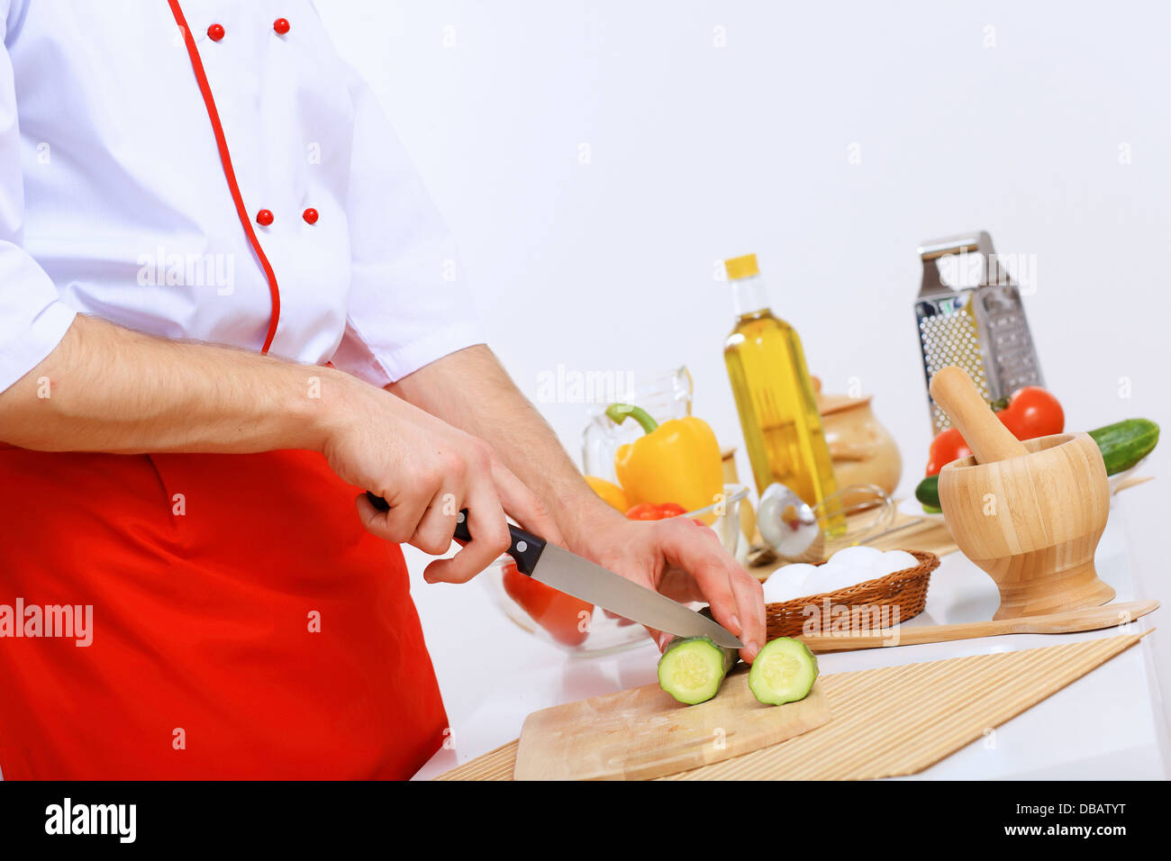 Fresh cut vegetables Stock Photo - Alamy